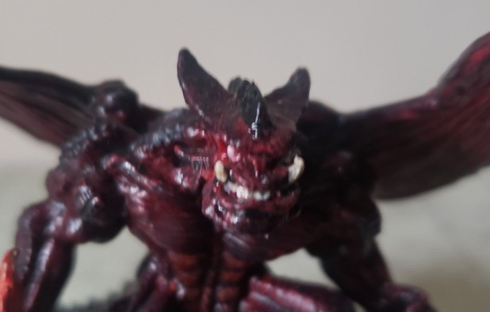 Dungeons and Dragons Pit Fiend miniature, pro painted, dark and evil ...