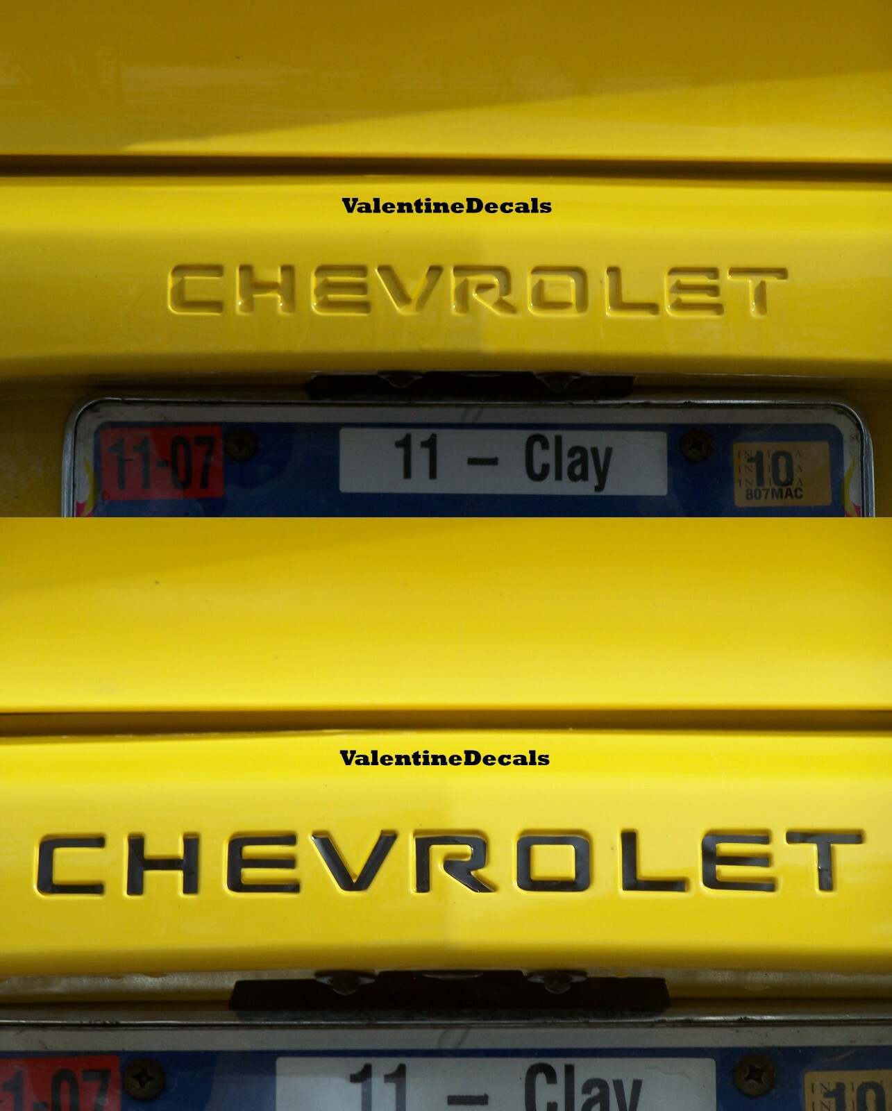 Chevy Cavalier Z22 Z24 rear trunk bumper Overlay Decals 03 04 05 | eBay