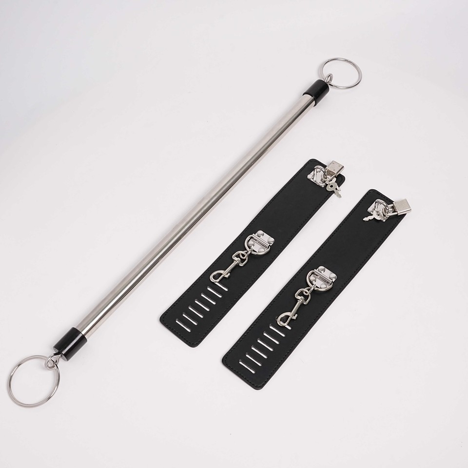 Detachable Ankle Cuffs Open Leg Spreader Bar For Couples Slave Shackles ...