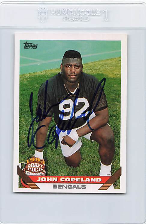 1993 Topps #237 John Copeland Bengals Signed Auto *K7379 | eBay