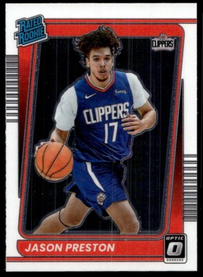 2021-22 Donruss Optic Jason Preston Rookie Los Angeles Clippers #160 | eBay