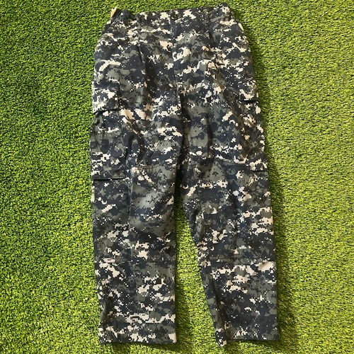 USGI Navy Working Uniform NWU Blue Digital Camo Pants Medium Mfg ...