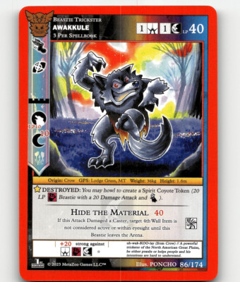 MetaZoo Awakkule 86/174 Native: First Edition Bronze | eBay