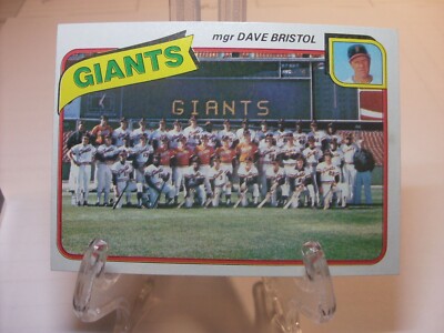 1980 Topps Baseball Card #499 - San Francisco Giants TC, CL (95529) | eBay