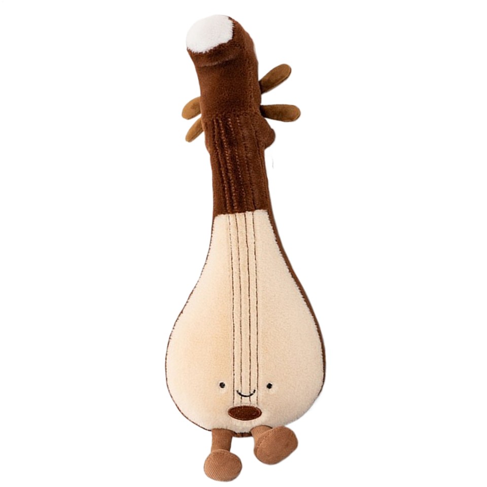 Plush Toy Soft Pipa Guitar Violin Doll Cute Cuddly Plush Toys For Kids ...