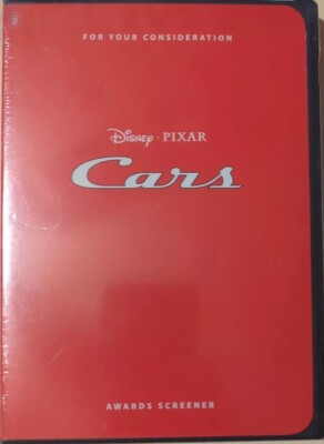Cars Disney Pixar FYC Blu-Ray 2006 Award Consideration Promo Screener ...