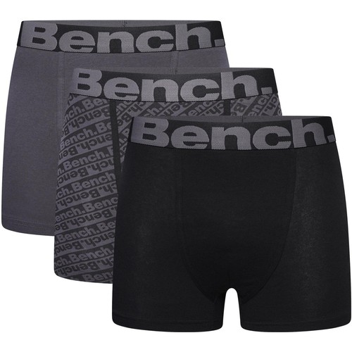 Bench Mens Vildar 3 Pack Elasticated Underwear Boxers Boxer Shorts | eBay