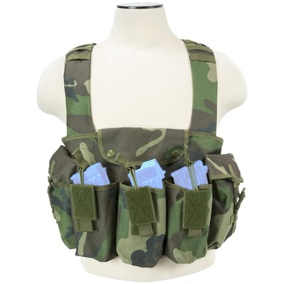 VISM Tactical Rifle 6-Magazine Chest Rig Vest Shooting Range Hunting ...