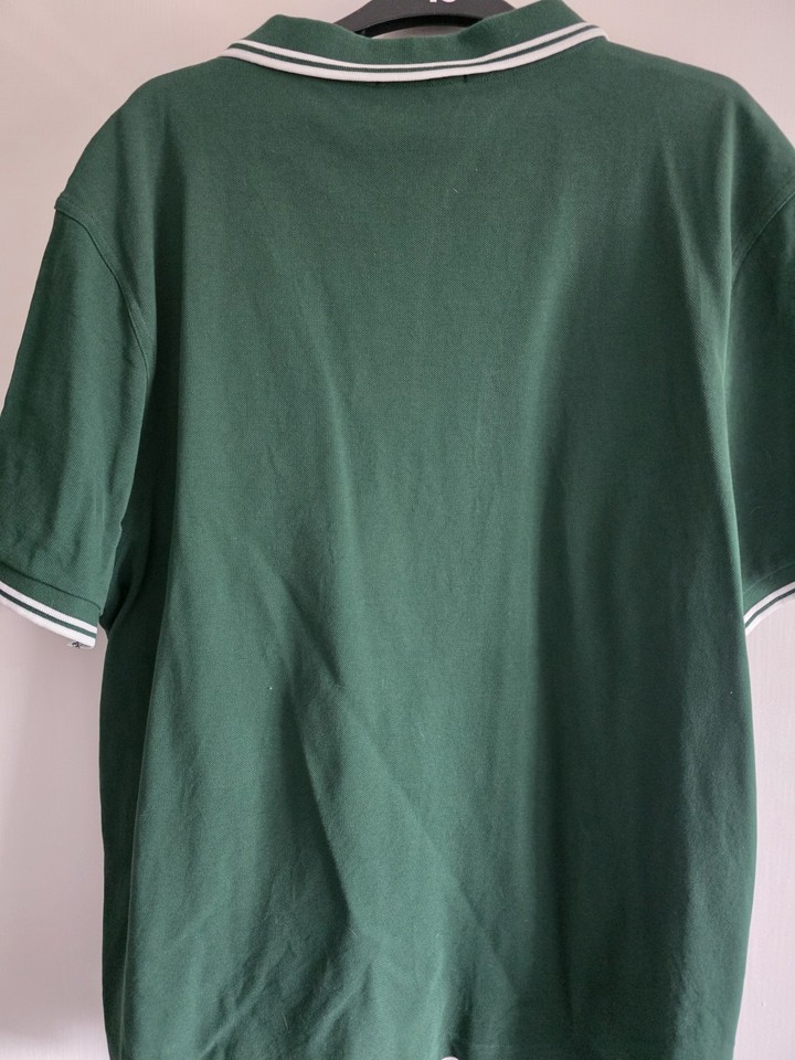 Genuine Fred Perry M3600 Polo Mens 3XL XXXL - Green & White | eBay UK