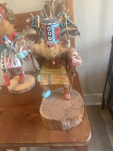 DM Clancey Handmade Hopi Kachina Dolls Hetoto & Red Chasing Star Native ...