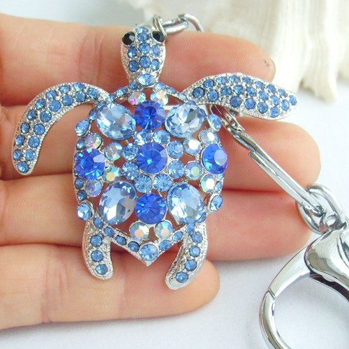 Unique Animal Turtle Keychain Pendant Rhinestone Crystal KP03344 | eBay