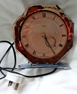 TEMCO - ELECTRIC MANTLE CLOCK - WORKING BUT NEEDS CHECKING ...