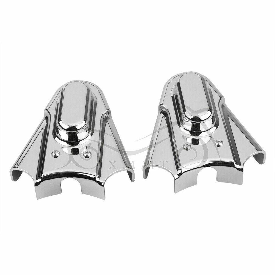 Chrome Rear Swingarm Axle Covers For Harley Softail Deuce FXSTD ...