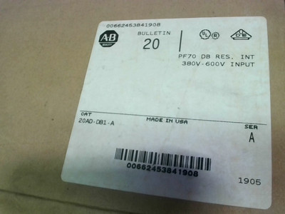 Allen Bradley 20AD-DB1-A /A PowerFlex 70 Internal Dynamic Brake ...