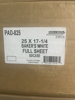 Baker’s Full Sheet Cake Board White - 26"L x 18"W 50 Per Case NEW ...