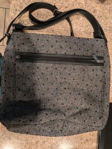 thirty one Gray with Dots Crossbody or Shoulder Bag | eBay