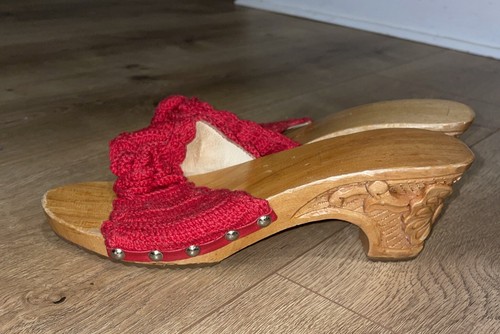 Bakya Wooden Sandals Size 7 | eBay