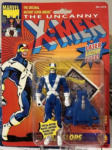 The Uncanny X-Men Cyclops Action Figure Light Up Optic Blast Toybiz ...