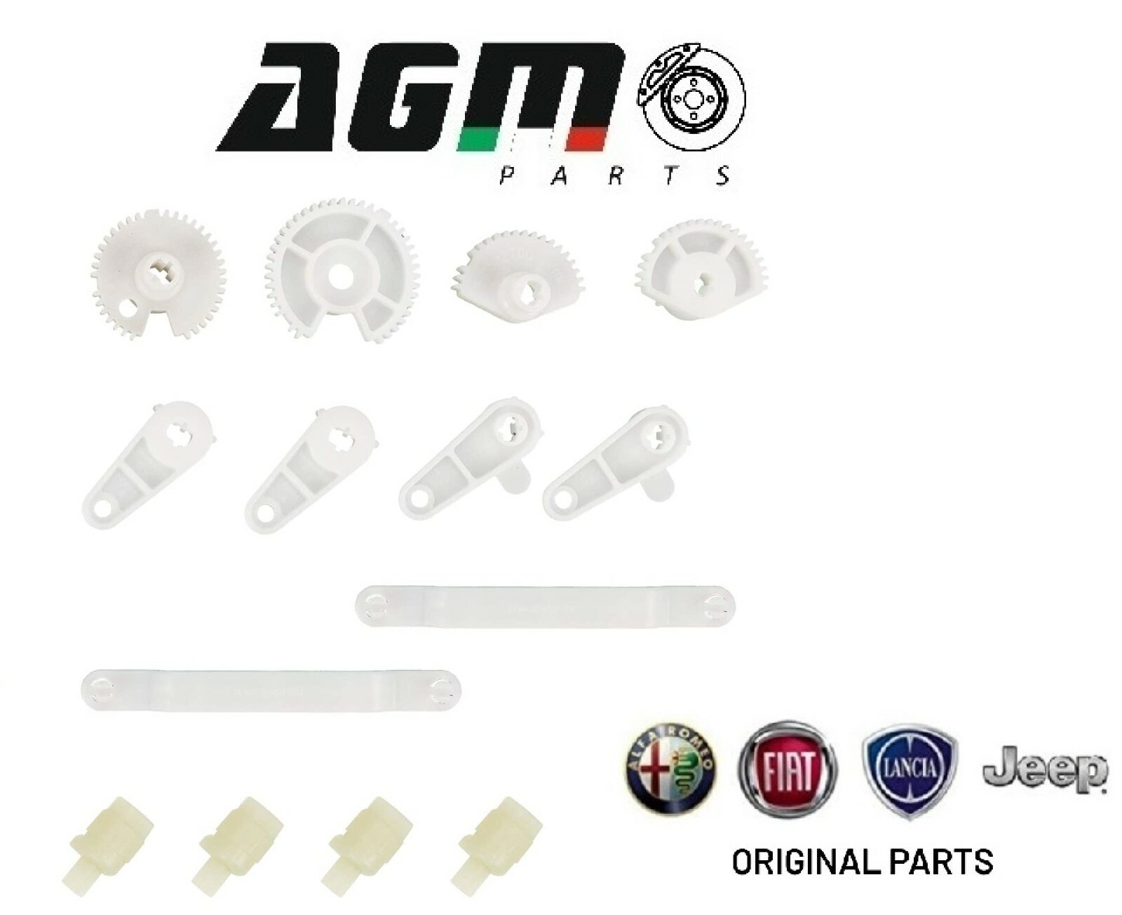 KIT LEVE RIPARAZIONE RISCALDAMENTO ORIGINALE FIAT LANCIA BRAVO DELTA OE ...