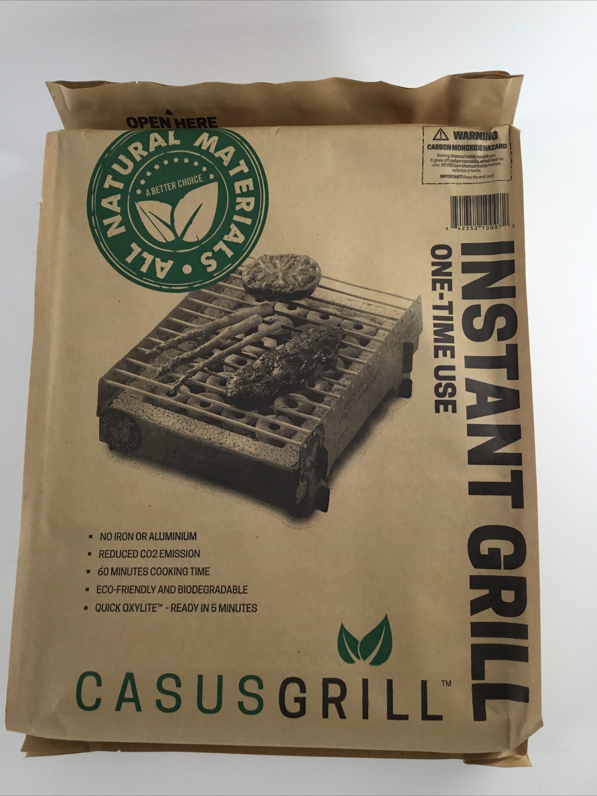 3 X Casusgrill Single Use Biodegradable Instant Grill for sale online ...