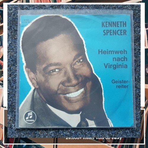 7" Single Vinyl Kenneth Spencer - Heimweh nach Virginia SUNG IN GERMAN ...