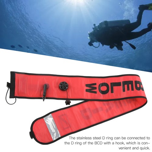 (Orange Red)150x15cm Scuba Diving Marker High Visibility Infla NEW | eBay