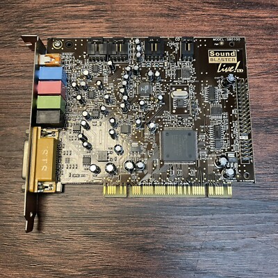 Creative Sound Blaster Live! 5.1 Model SB0100 PCI Sound Card Fully ...