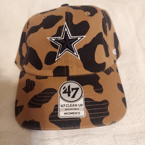 Dallas Cowboys 47 Brand Unstructured Hat Women's Strapback Brown Black ...