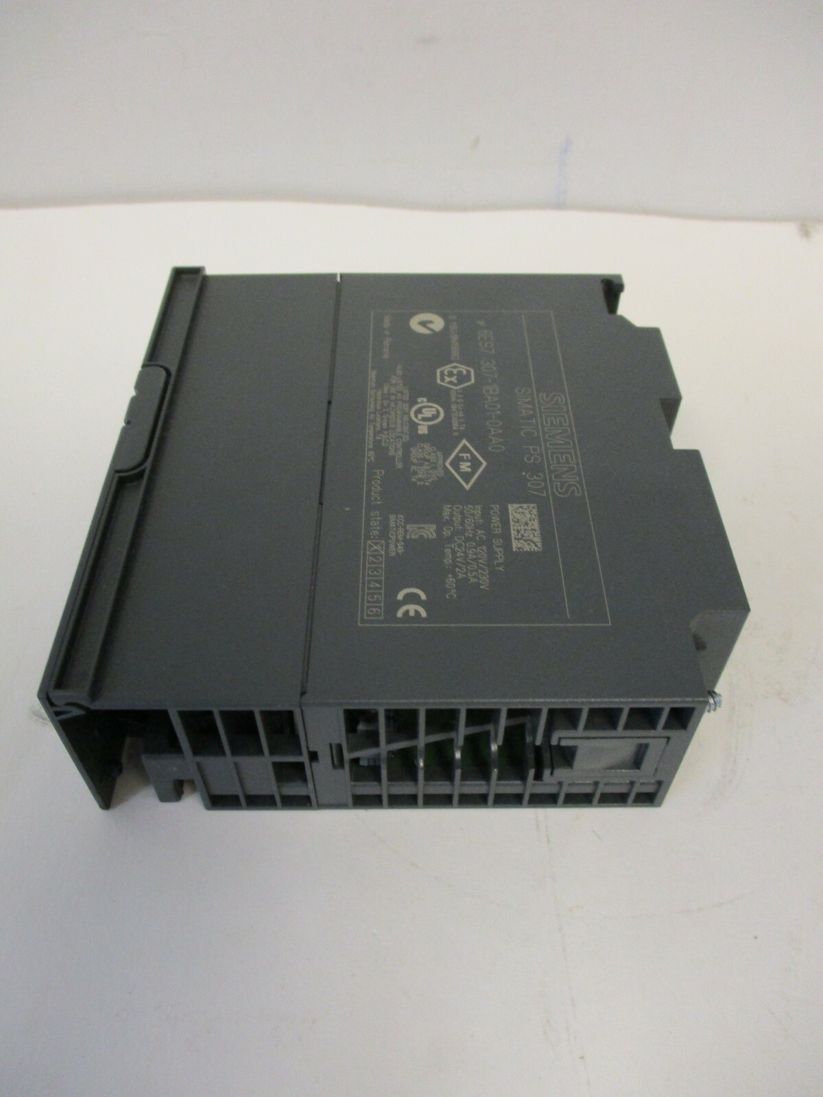 SIEMENS SIMATIC PS 307 6ES7 307-1BA01-0AA0 REGULATED POWER SUPPLY ...