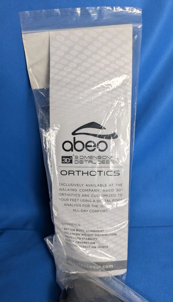 ABEO Women's 3D3 Orthotics 7.5 Women's Pair Of Inserts NEW! | eBay