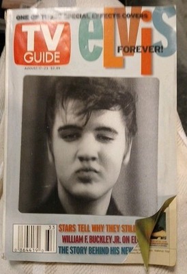 Elvis Kiss TV Guide 2001 Georgia Ed Lenticular Simon Cowell Rupert Jee ...