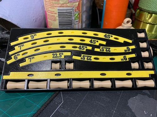 3D Printed N & 009 Gauge Track Radius Setting Tools with handles - ABHD ...