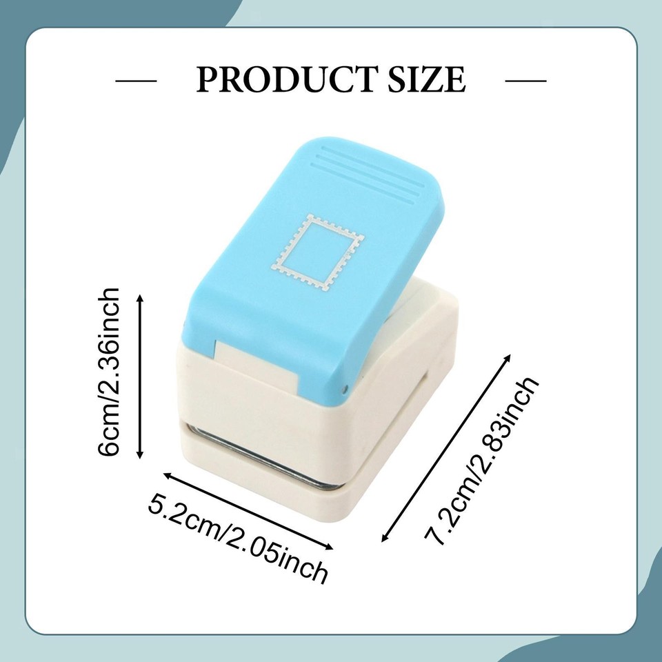 Paper Punch Postage Stamp Puncher for Notebook DIY Card Making Paper ...