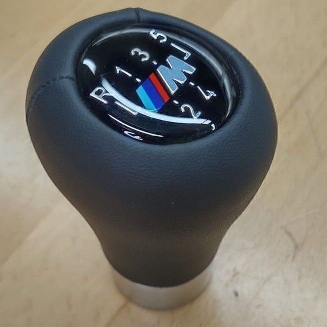 5 SPEED BMW M ZHP LEATHER SHIFT KNOB E30 E36 E46 E34 E39 E90 E92 ...