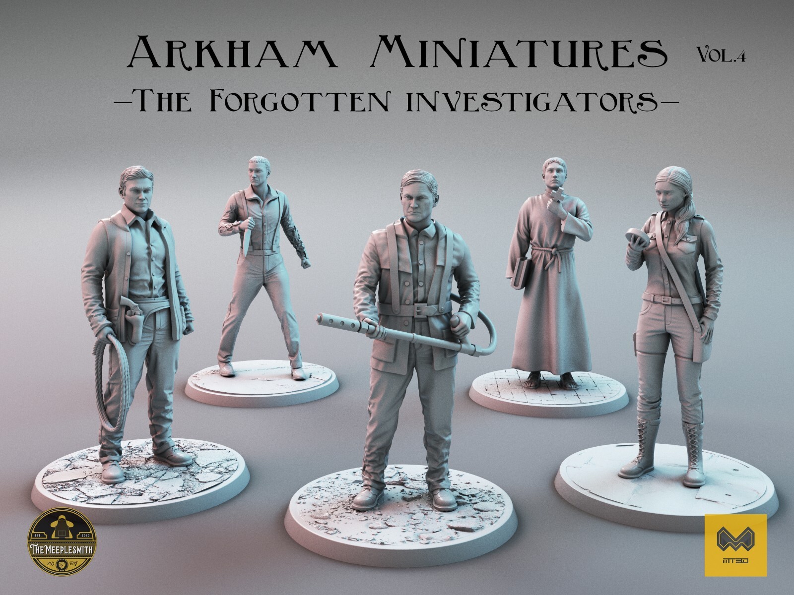 Arkham Miniatures Vol.4 "The Forgotten Investigators" | eBay
