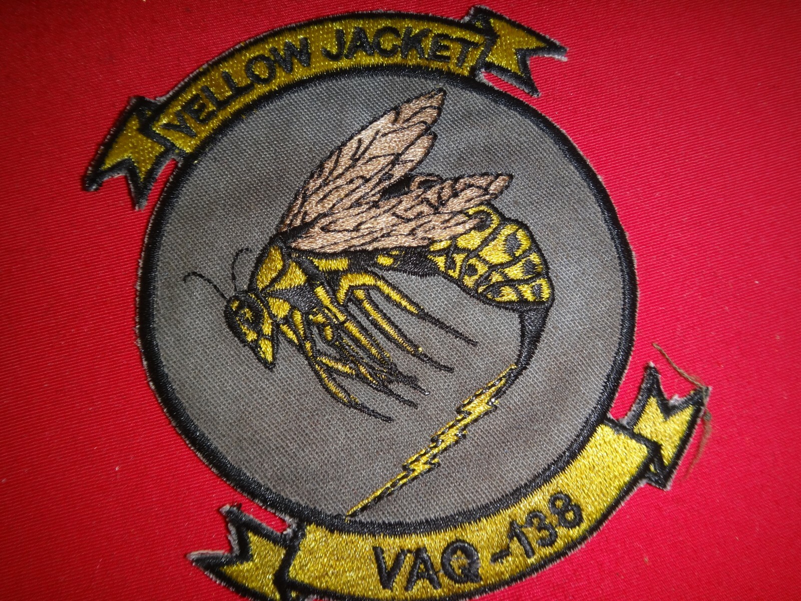 US Navy Electronic Attack Squadron VAQ-138 YELLOW JACKET Patch | eBay UK