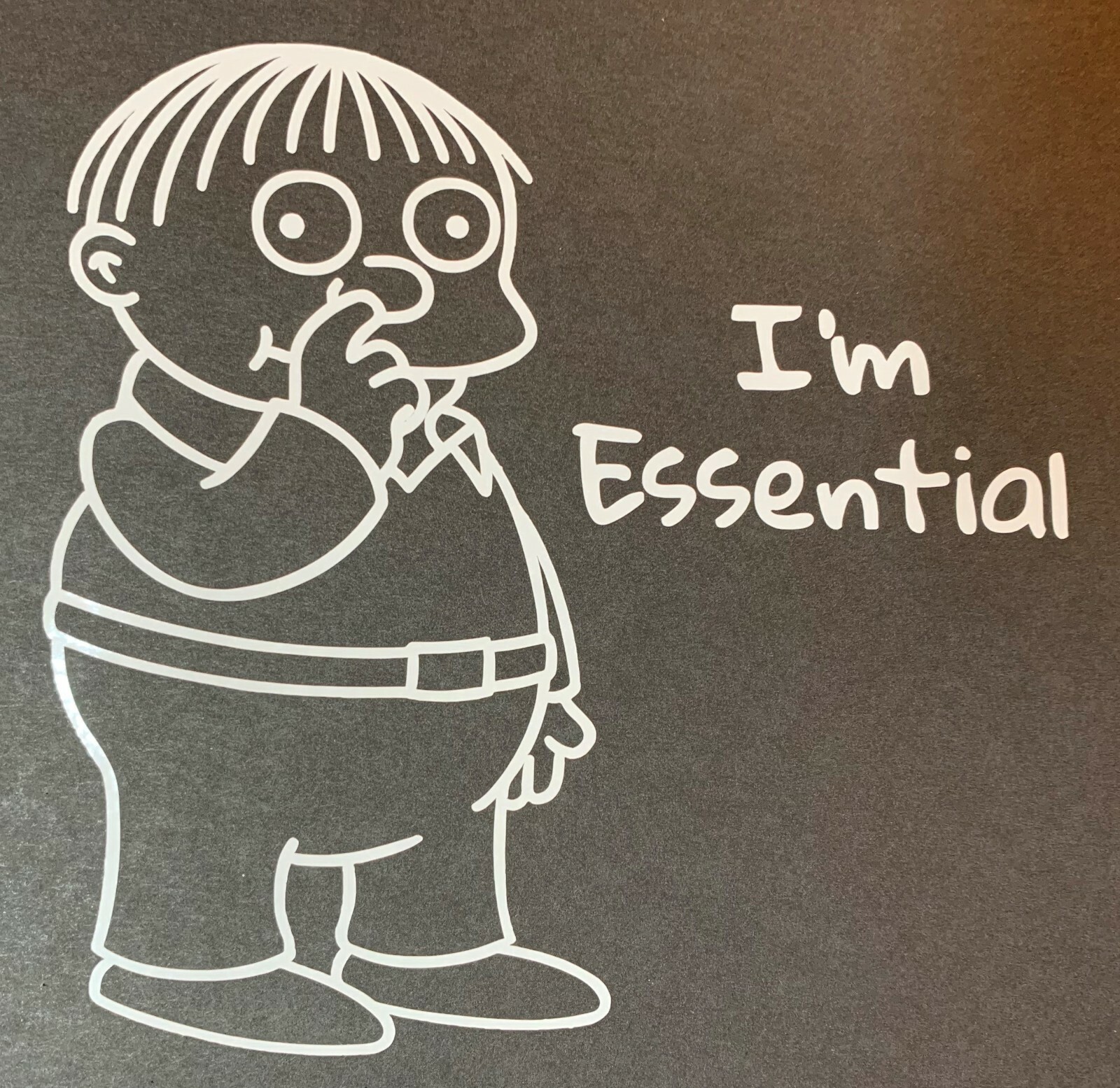 Ralph Wiggum I'm Essential Vinyl Car Decal | eBay