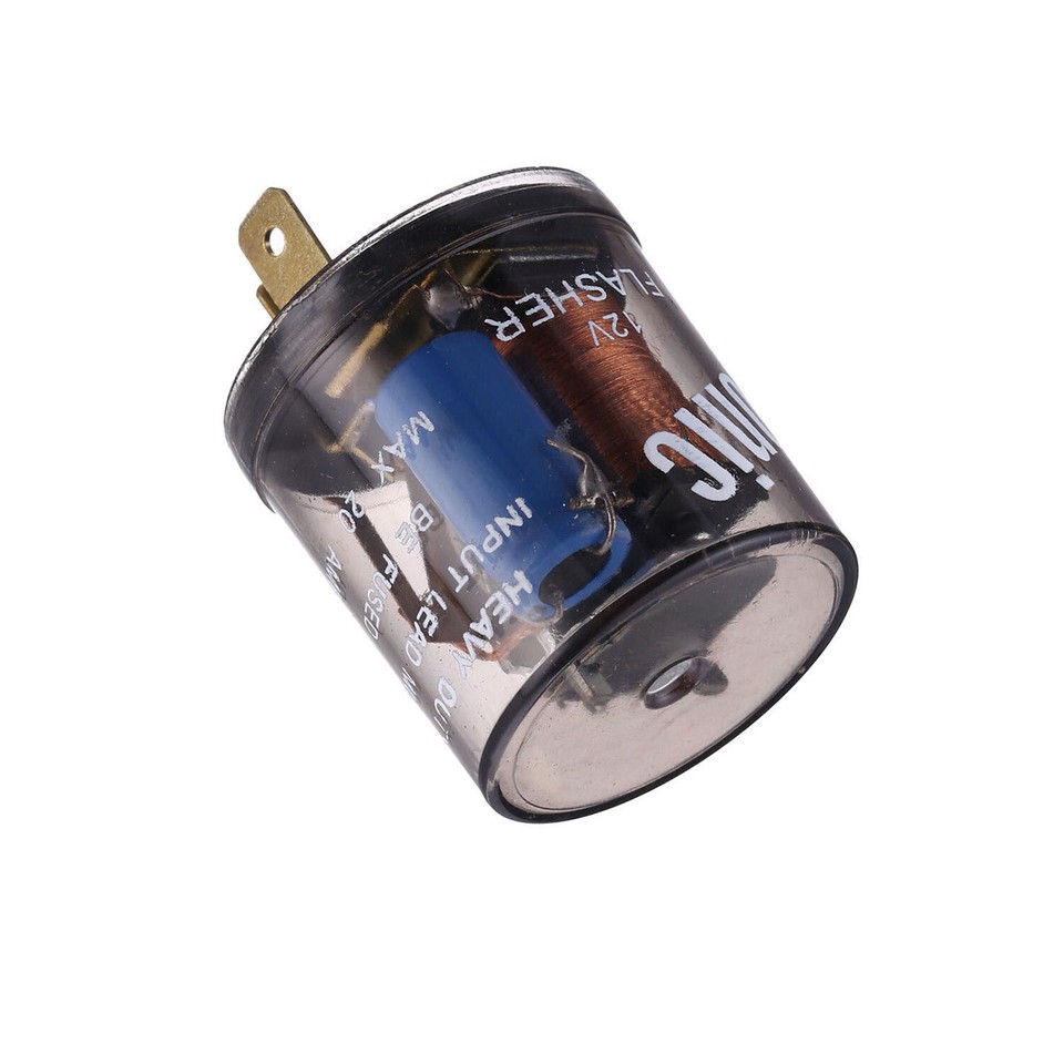 For 2-Pin Variable Car LED Turn Signal Light Flasher Relay EF32 20 Amps ...