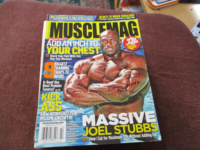 Musclemag Robert Kennedy's Magazine February 2010 Massive Joel Stubbs ...