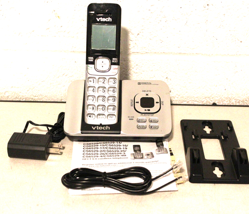 Vtech CS6529 DECT 6.0 Cordless Handset & Answering Machine Base | eBay
