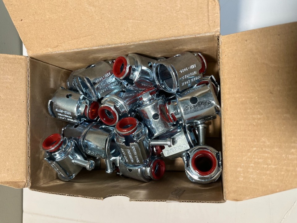 (Box of 25) EGS / OZ Gedney AMC-5075 1/2" Speed Lock FMC/AC/MC ...