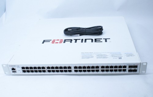 FORTINET FORTISWITCH FS-448E-FPOE 48-PORT POE+ GIGABIT MANAGED SWITCH ...