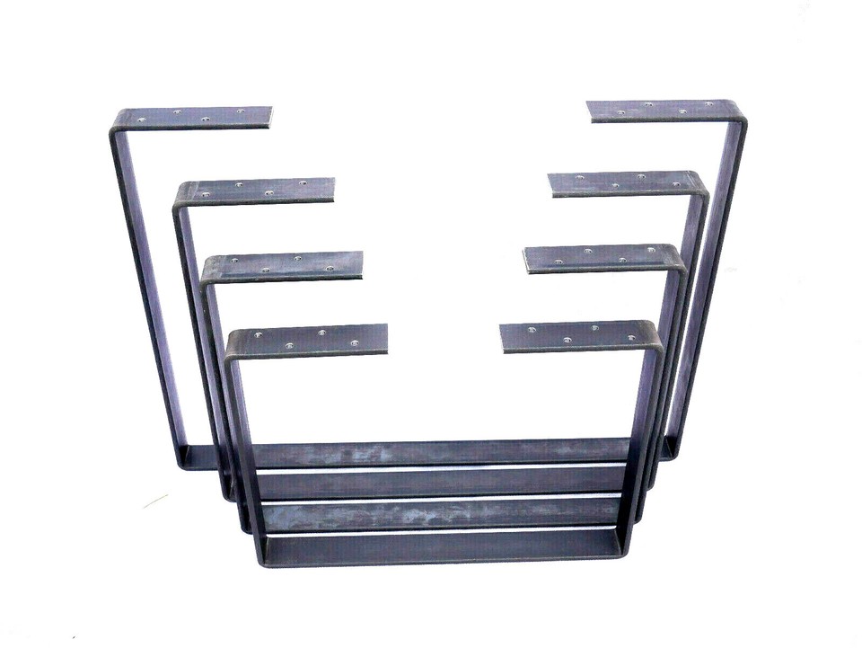 Metal Coffee Table Leg Bench Console Steel Frame Industrial Style ...