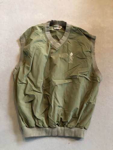 Turfer KSG Golf Vest Men's Extra Large Pullover Windbreaker Green | eBay