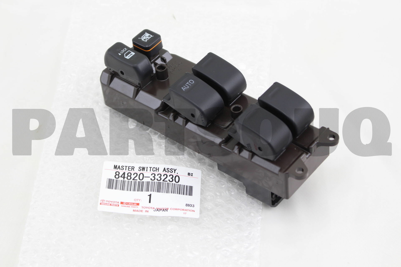 8482033230 Genuine Toyota MASTER SWITCH ASSY, POWER WINDOW REGULATOR ...