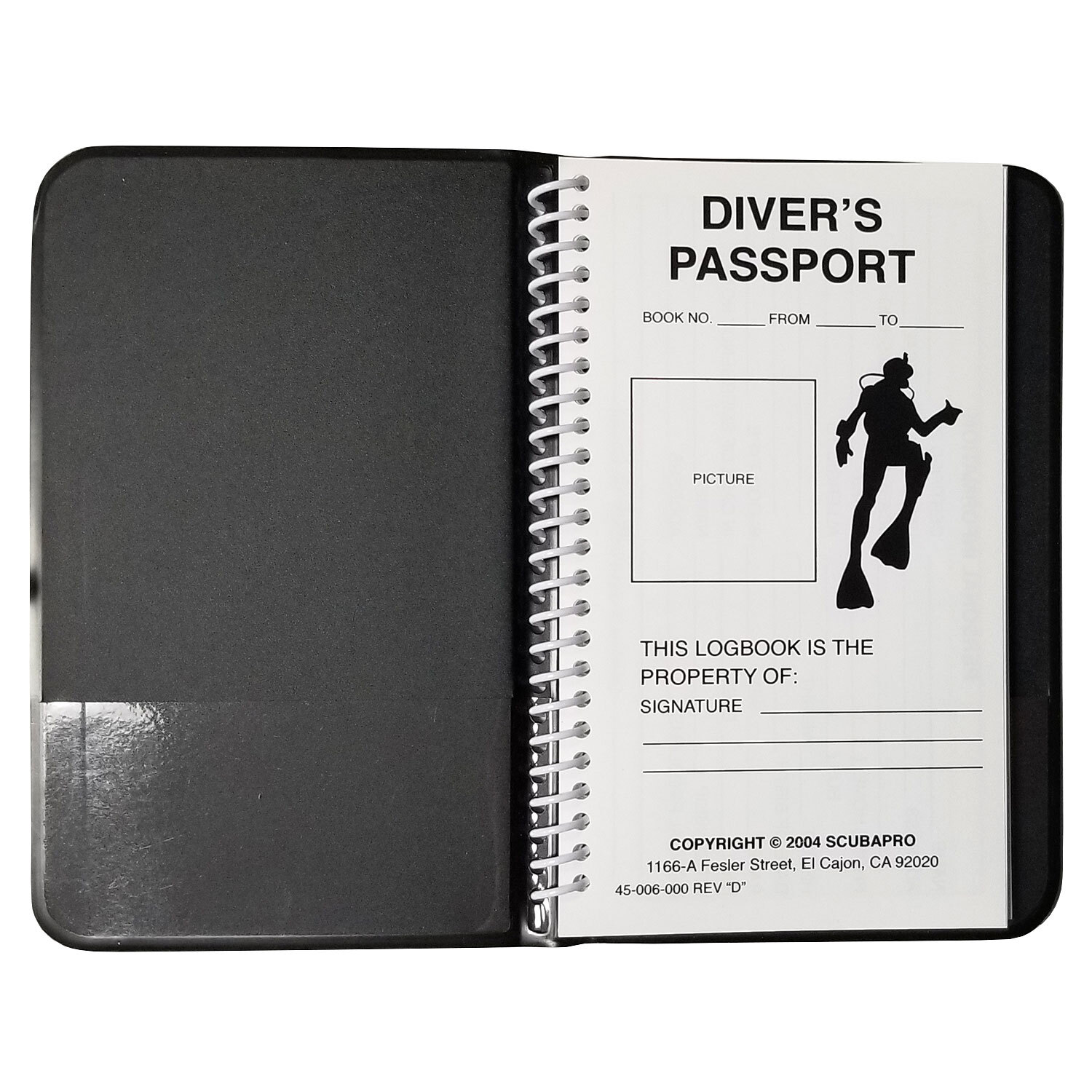 ScubaPro Water Proof Pages Divers Log Book | eBay