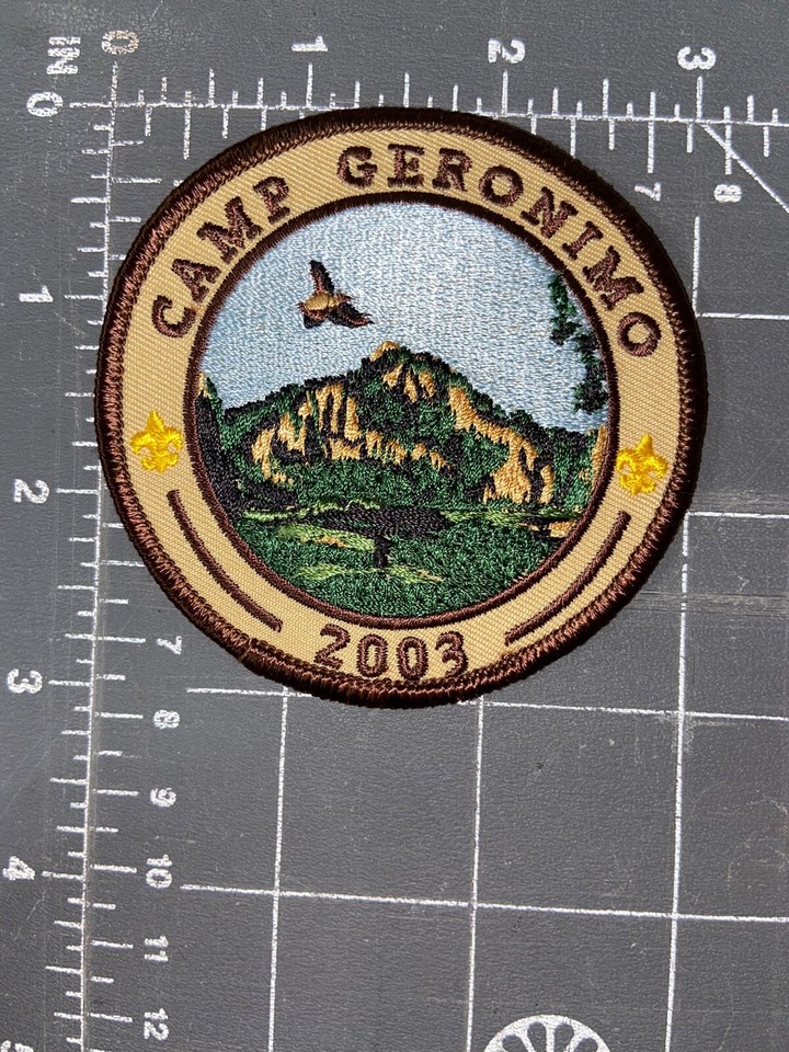 Grand Canyon Council Camp Geronimo 2003 Ragazzo Scout BSA Gcc Toppa Arizona Az | eBay