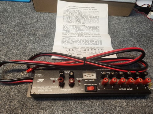 MFJ-1118 Deluxe DC Power Strip, 30A, 8 Outputs, New Open Box. | eBay