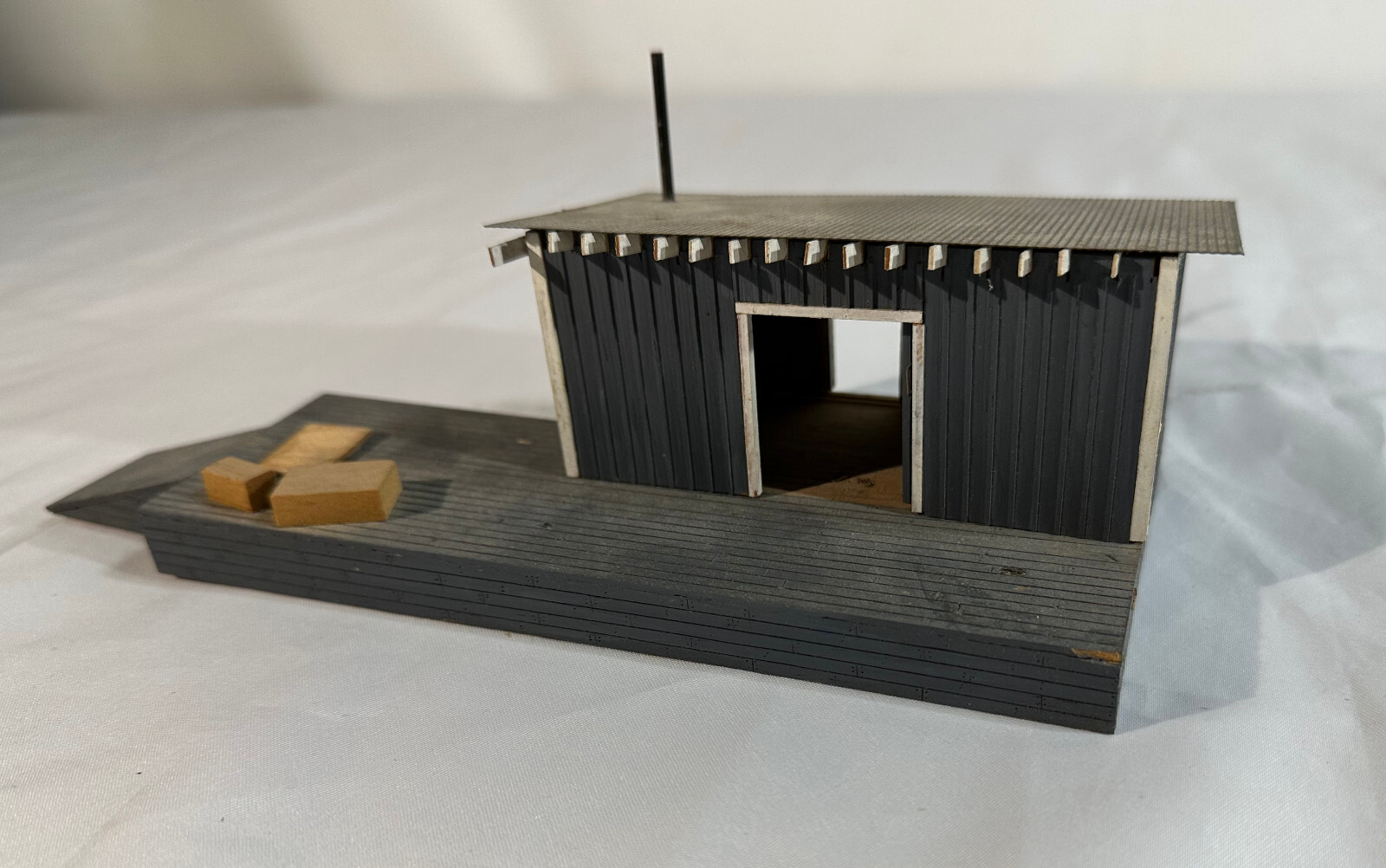 HO Scale All Wood Crafted Utility Shack Building for Model Railroad ...