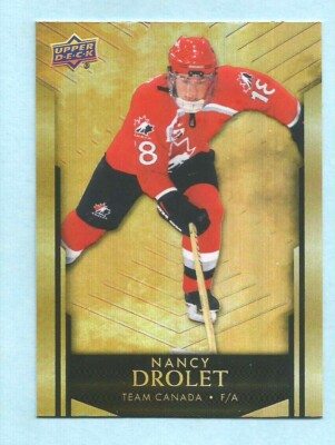 2022-23 UD Tim Hortons Hockey LEGENDS Nancy Drolet #90 WOMEN'S TEAM ...
